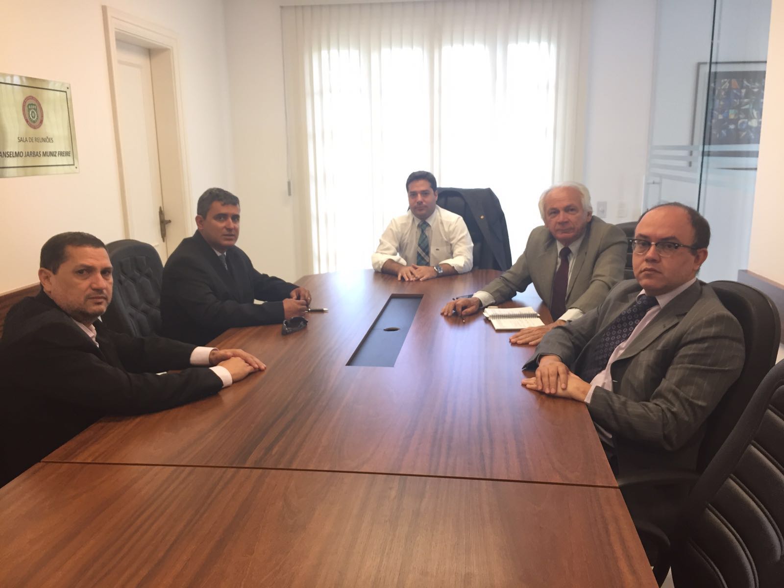 Diretoria da ADPF recebe novo Presidente do Sinpec PF - ADPF : ADPF